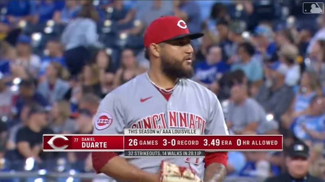 Daniel Duarte regresó a Grandes Ligas, con relevo de lujo para los Reds de Cincinnati | Los ...