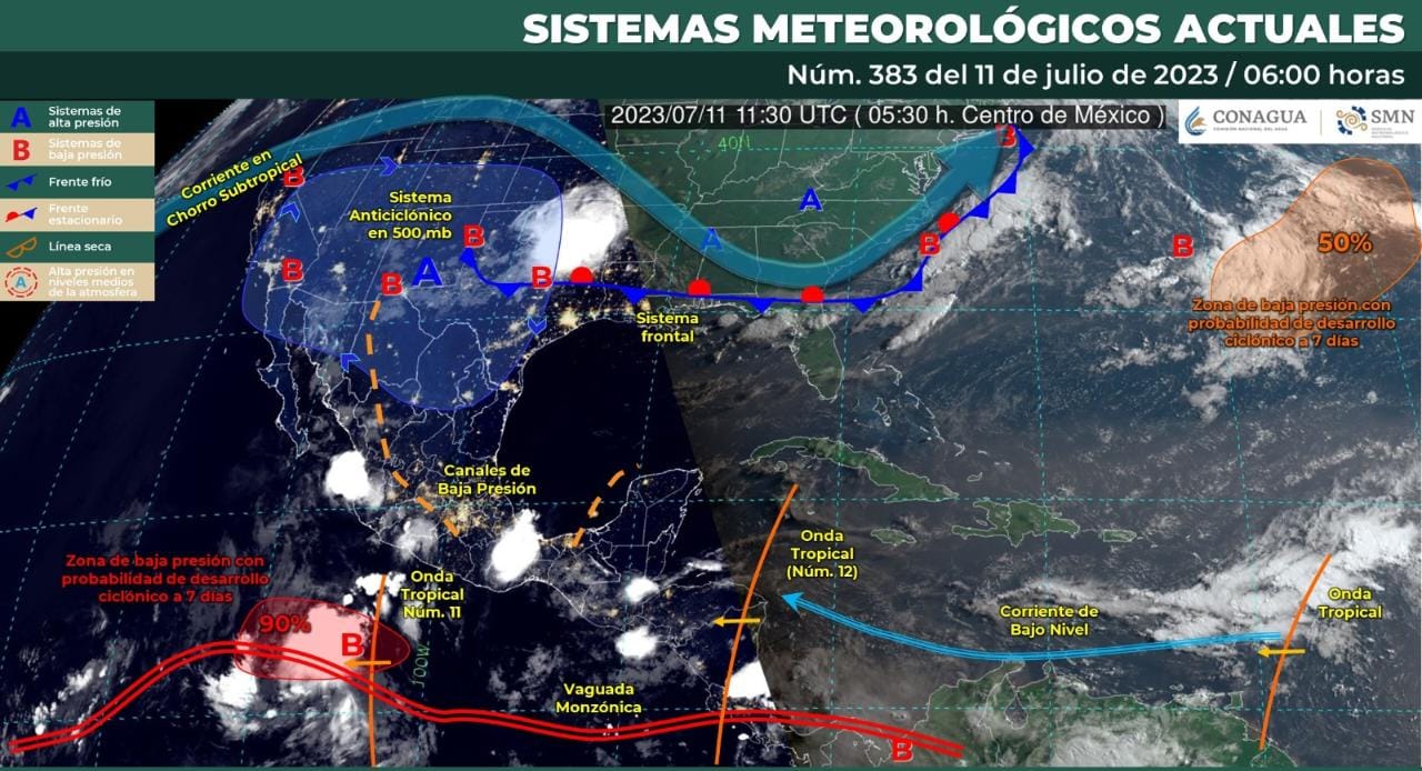 Hoy se espera la formación de Calvin, la segunda tormenta de la temporada en el Pacífico | Los ...