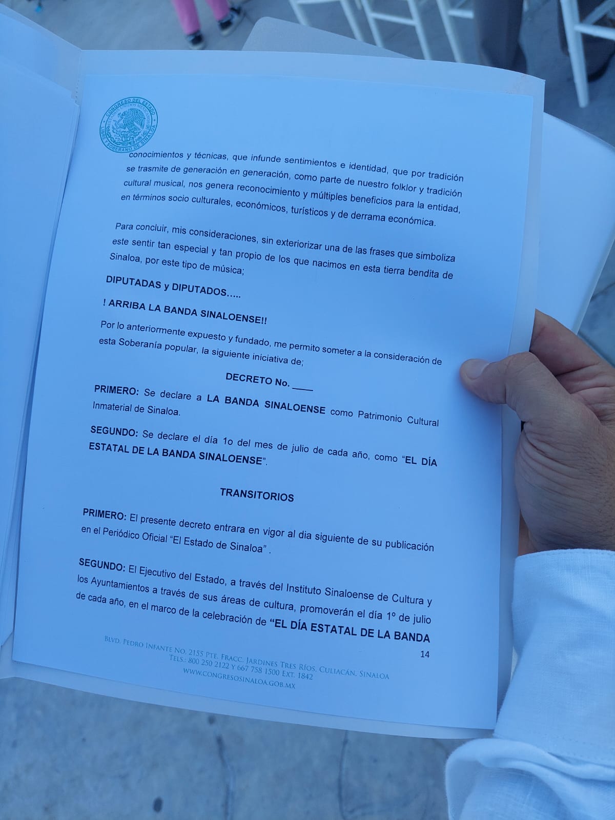 Firman en Ahome iniciativa para instituir el Día de la Banda Sinaloense ...