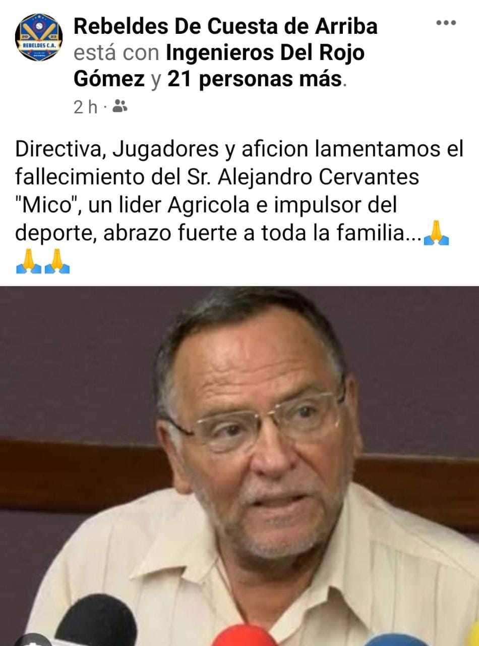“Fue forjador de nuevos líderes “; lamentan fallecimiento de Alejandro ...
