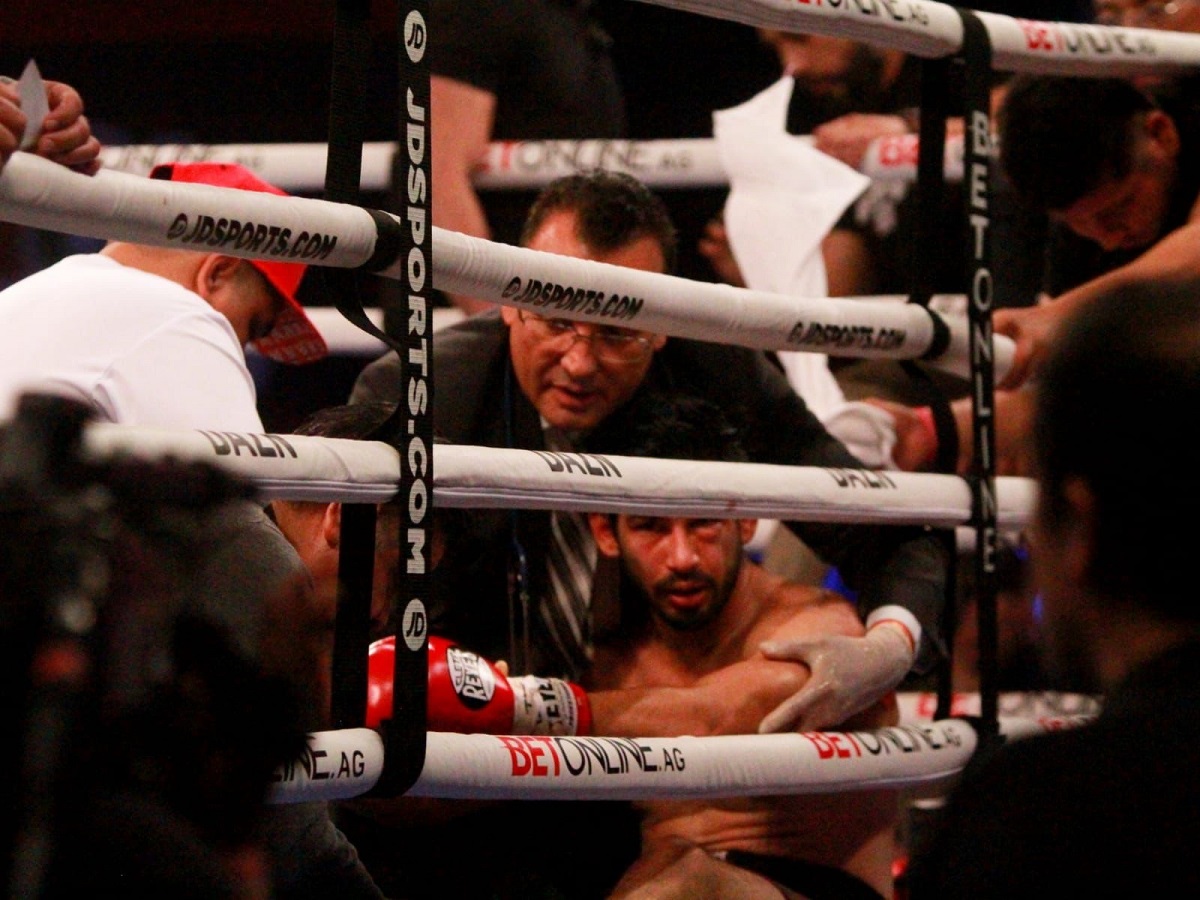 Dramático nocaut de Eduardo “Sugar” Núñez sobre Martín Ceyca | Los ...