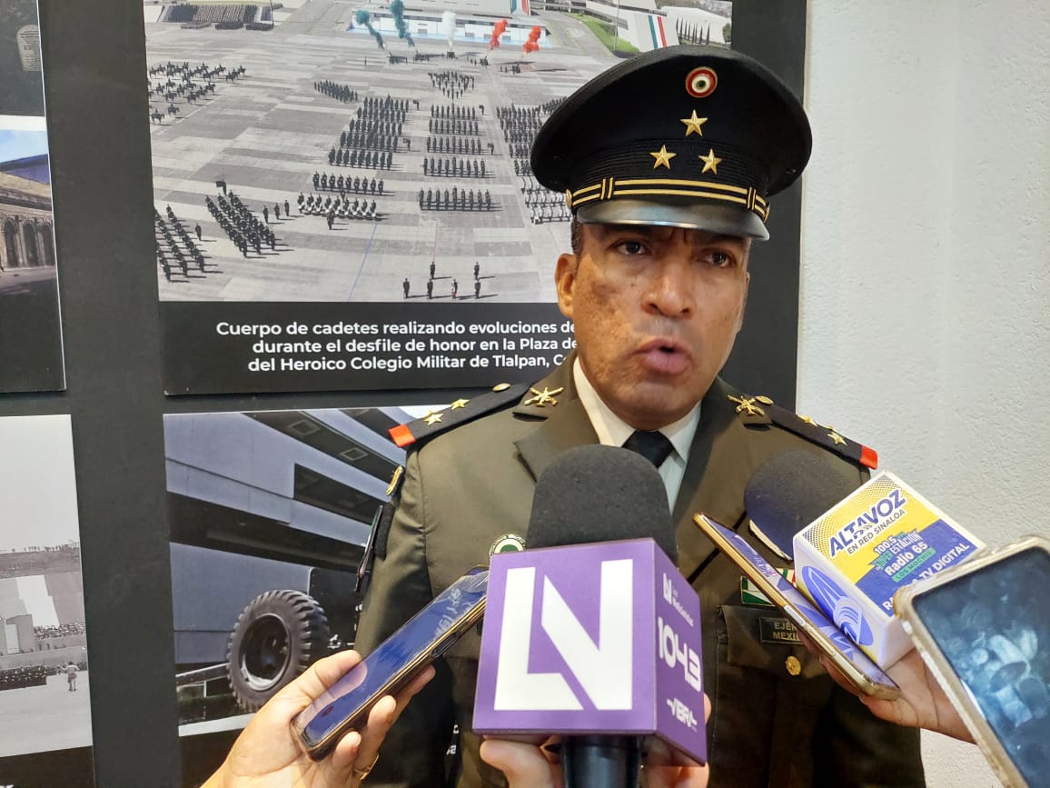 Preparados militares en Ahome para brindar apoyo a la población en caso ...
